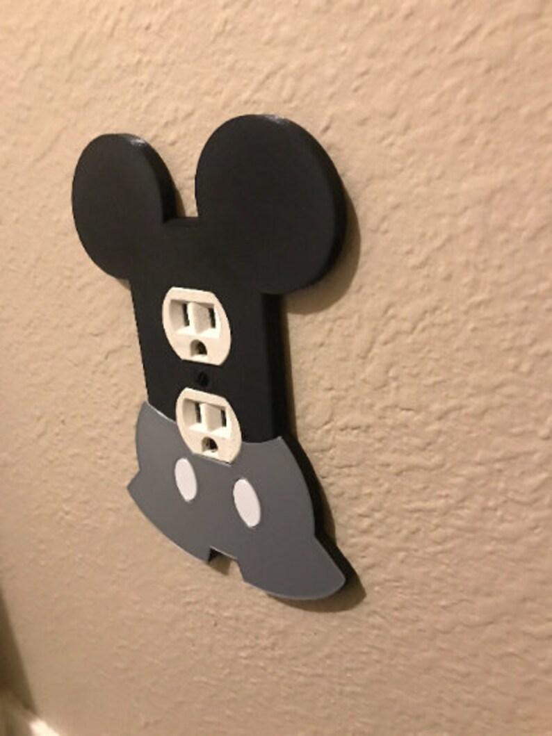 Mickey Mouse Light Switch Cover Disney Retro Mickey Mouse - Etsy