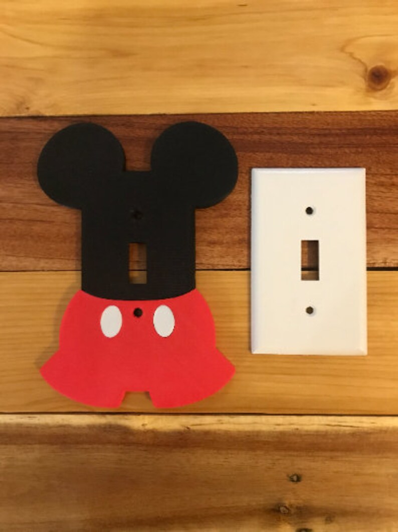 Mickey Mouse Light Switch Cover | Disney Retro Mickey Mouse Wall Plate ...