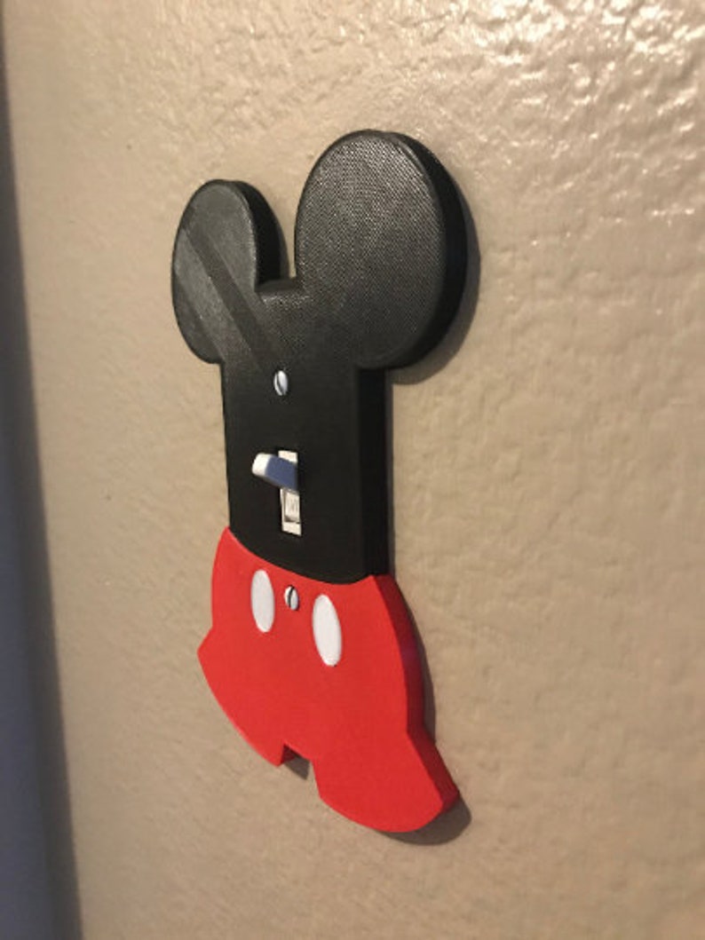 Mickey Mouse Light Switch Cover | Disney Retro Mickey Mouse Wall Plate ...