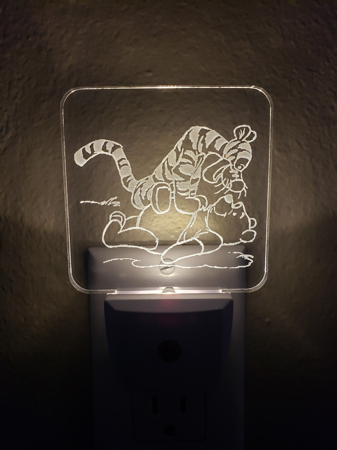 Winnie the Pooh and Tigger | Plug-in LED Night Light With Light Sensor ...