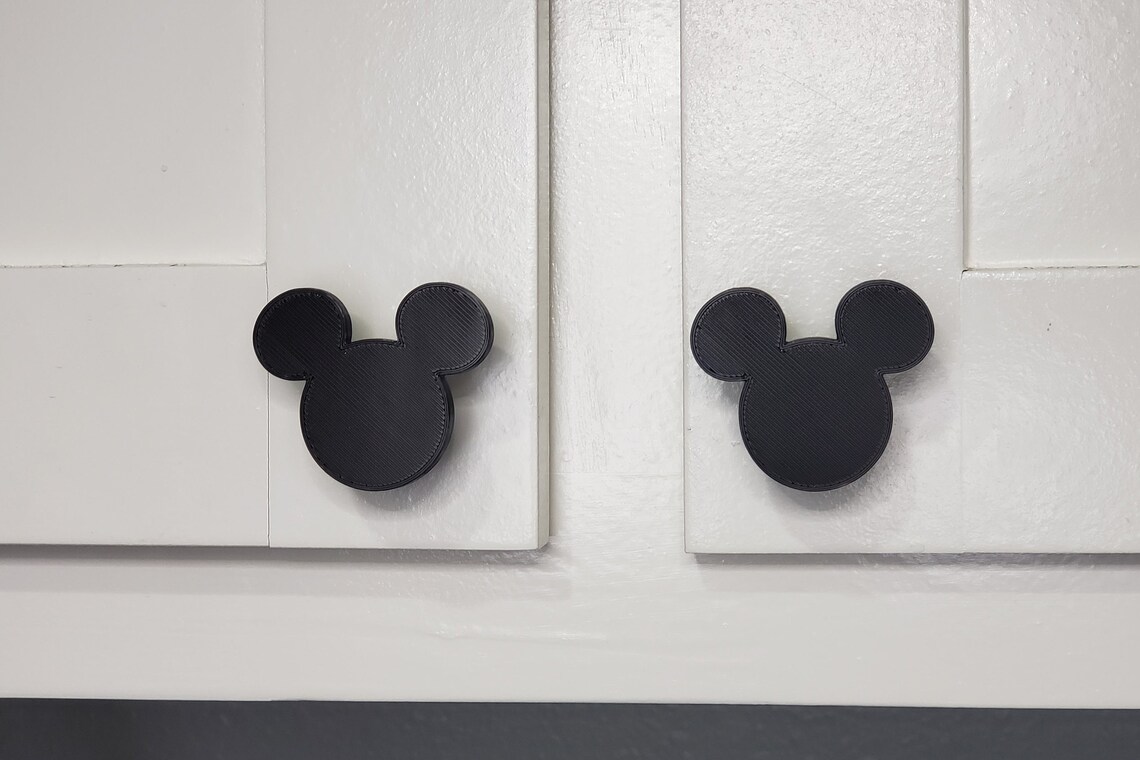 Mickey Mouse Knob Disney Bathroom Handle Disney Home Decor - Etsy