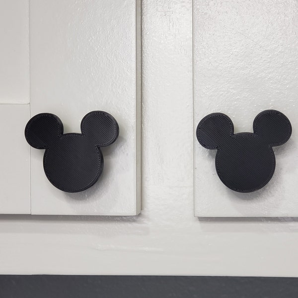 Mickey Mouse Drawer Cabinet Knobs - Etsy