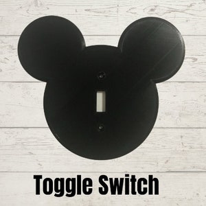 Mickey Mouse Head Light Switch Cover | Disney Mickey Mouse Electrical ...