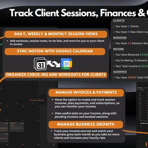 Notion Personal Trainer Template, Training Program Template, Personal ...