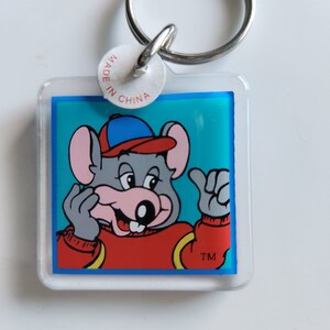 Vintage Chuck E Cheese's Key Chain - Etsy