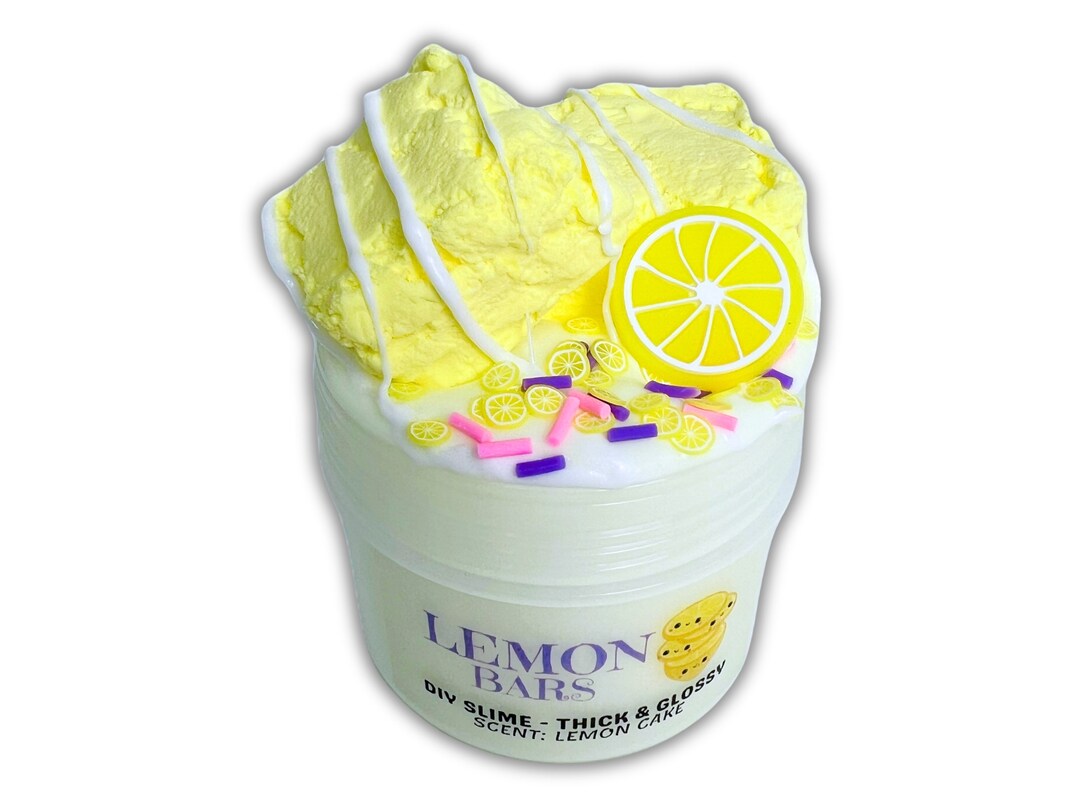 Lemon Bars - DIY Slime - Scented Slime - ASMR - Sensory Slime - Clay ...