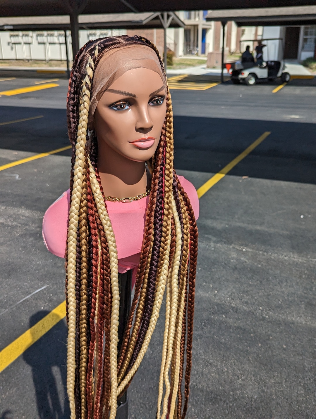 Knotless Multi Color Big Braids - Etsy