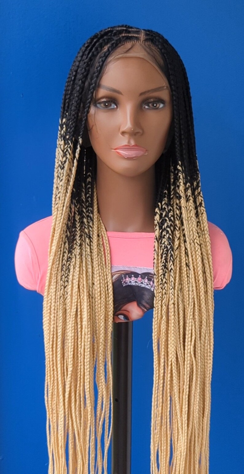 Ready to Ship Knotless Braids Full 360 Lace Wig - Etsy
