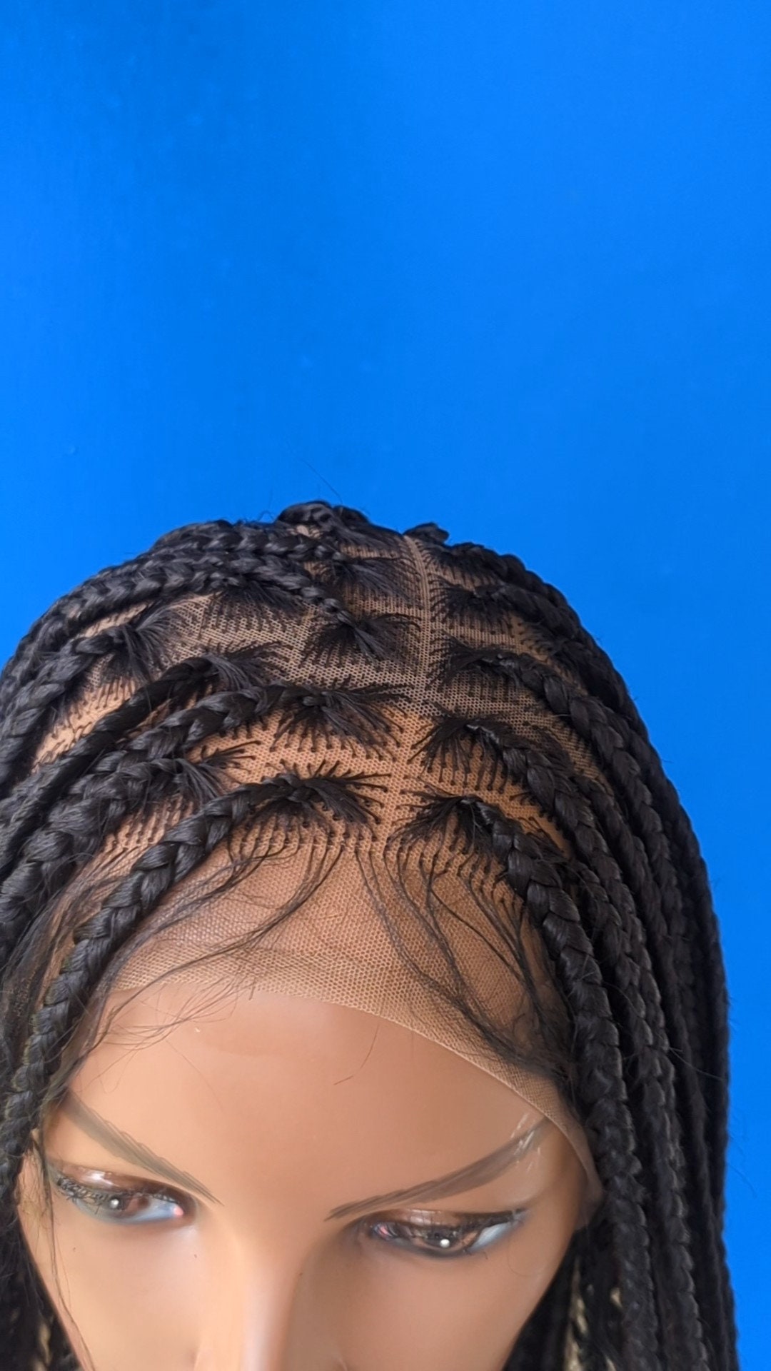 Ready to Ship Knotless Braids Full 360 Lace Wig - Etsy