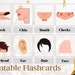 BODY PARTS - 32 Printable Flashcards Body Parts Nomenclature Montessori ...