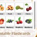 FRUITS - 24 Printable Flashcards - Fruits Nomenclature - Montessori ...