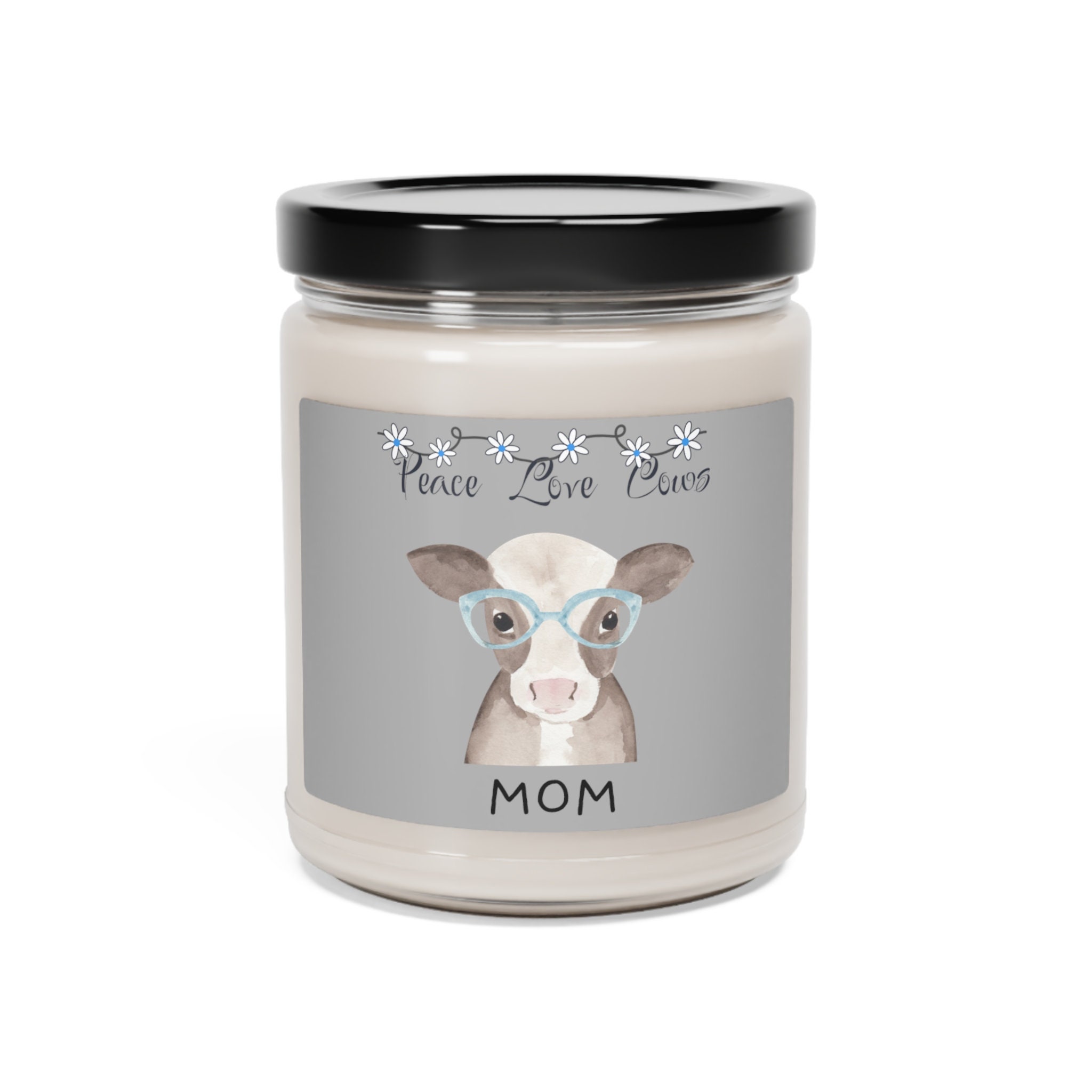 Peace Love and Cows Cow Lover Candle Cow Candle Farm Girl - Etsy