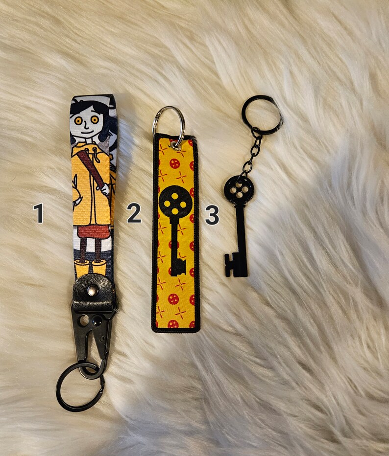 Coraline Inspired Keychains - Etsy
