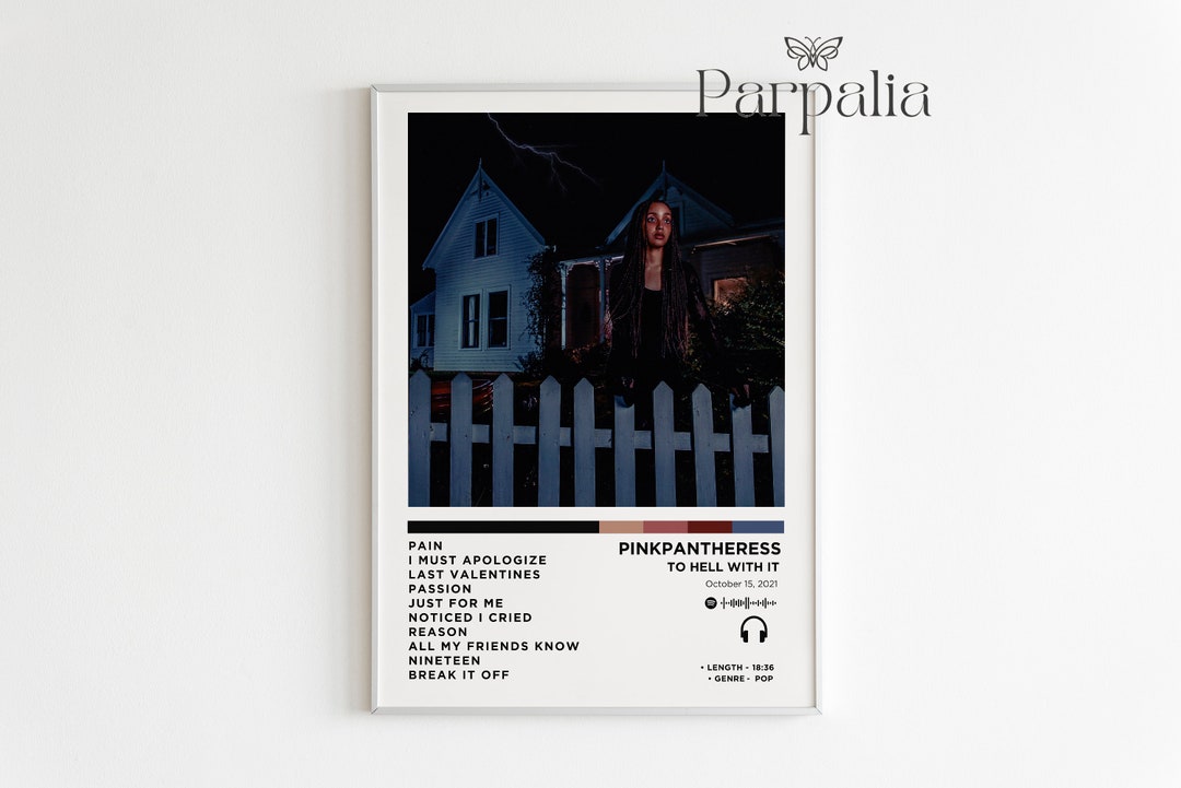 Pinkpantheress to Hell With It Album Poster / Pinkpantheress - Etsy