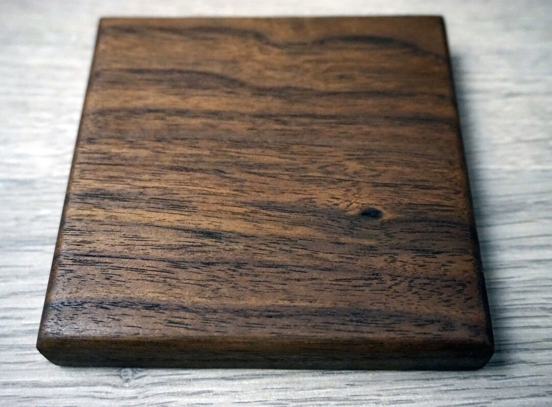 Walnut Wood Coasters (set of 4) - Etsy