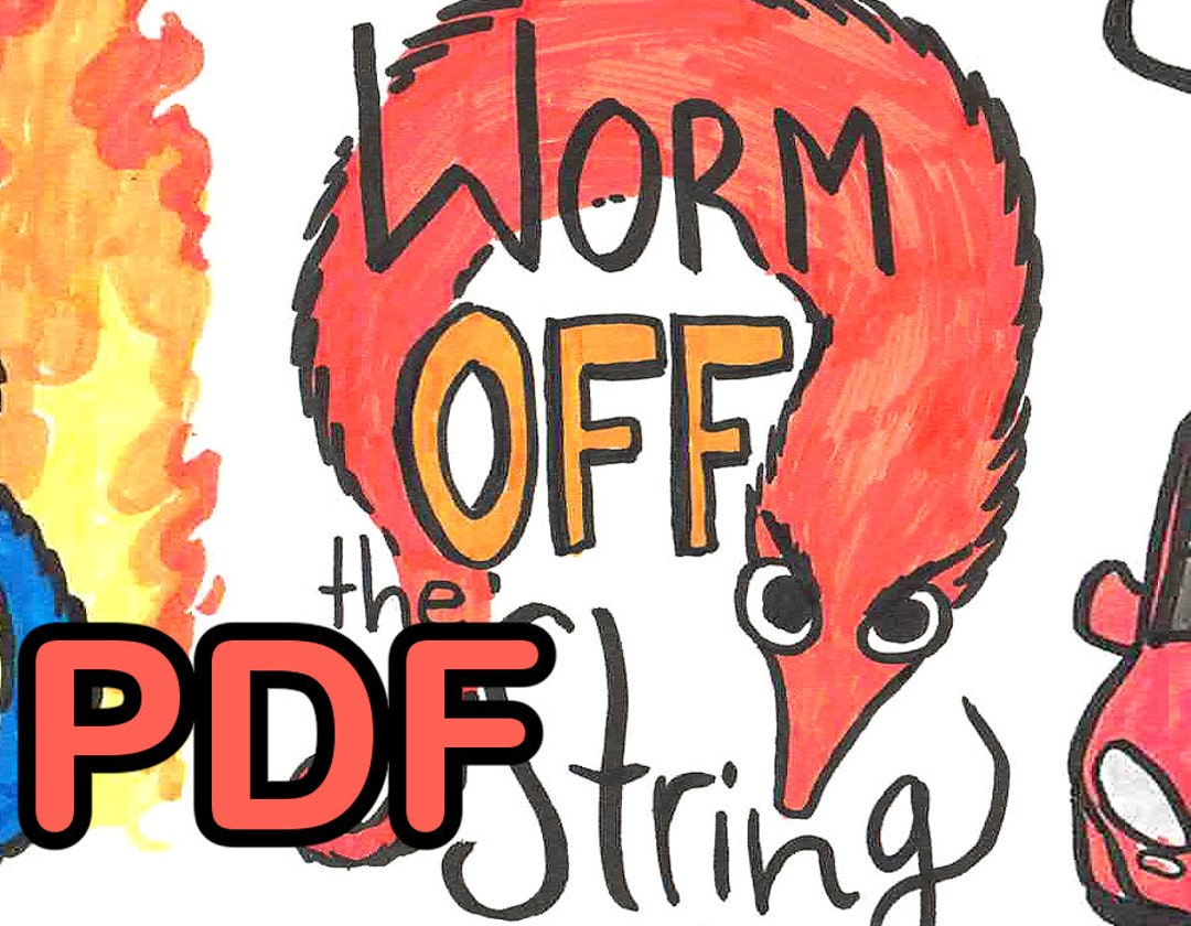 Worm OFF the String - PDF - Etsy