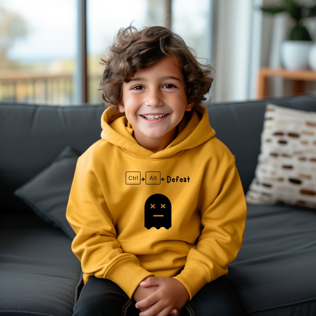 Ctrl Alt Defeat Gaming Youth Hoodie Kids Hoodie Gift for - Etsy