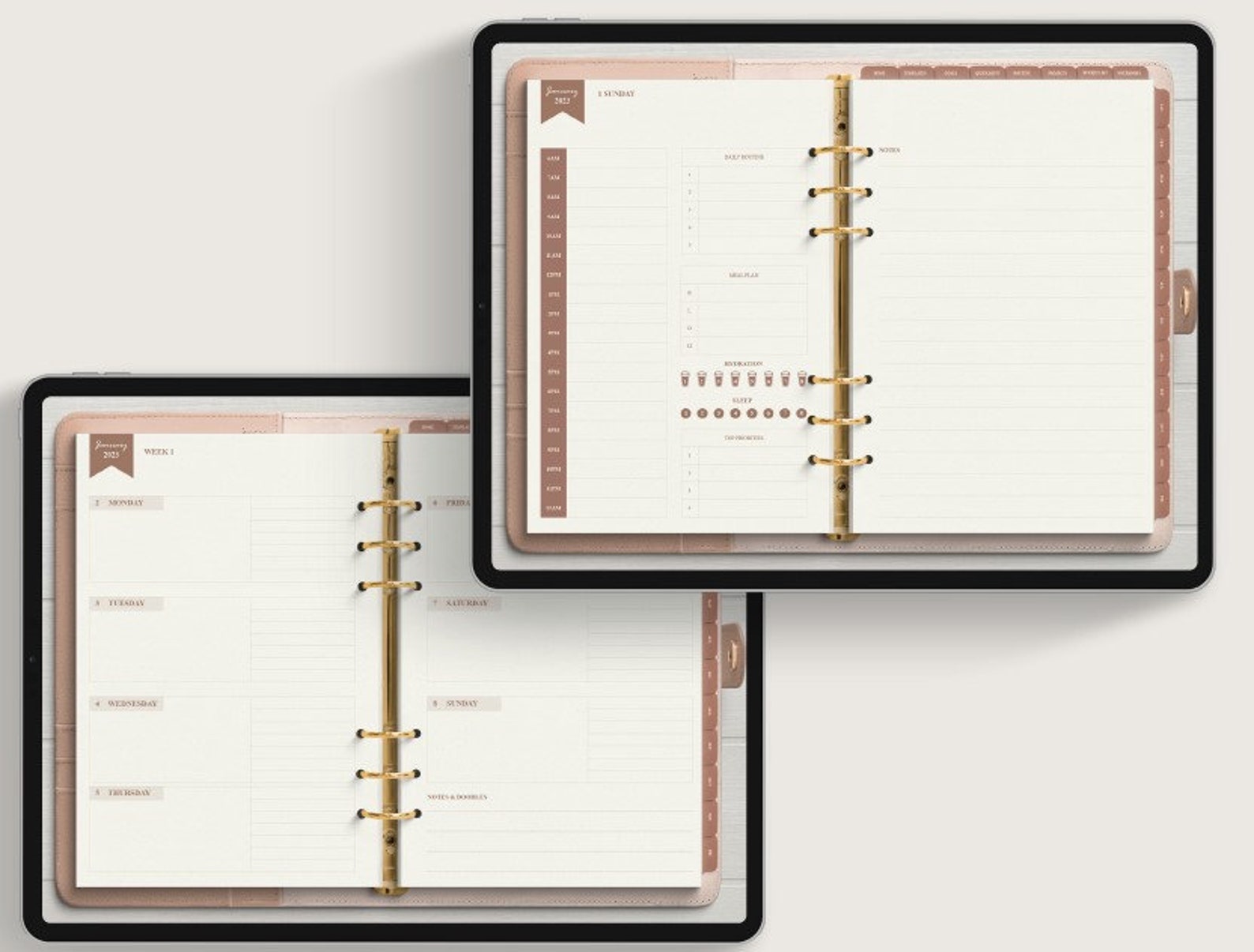 Digital Life Planner for 2023-2024 Agenda, ADHD, Organization, Journal ...