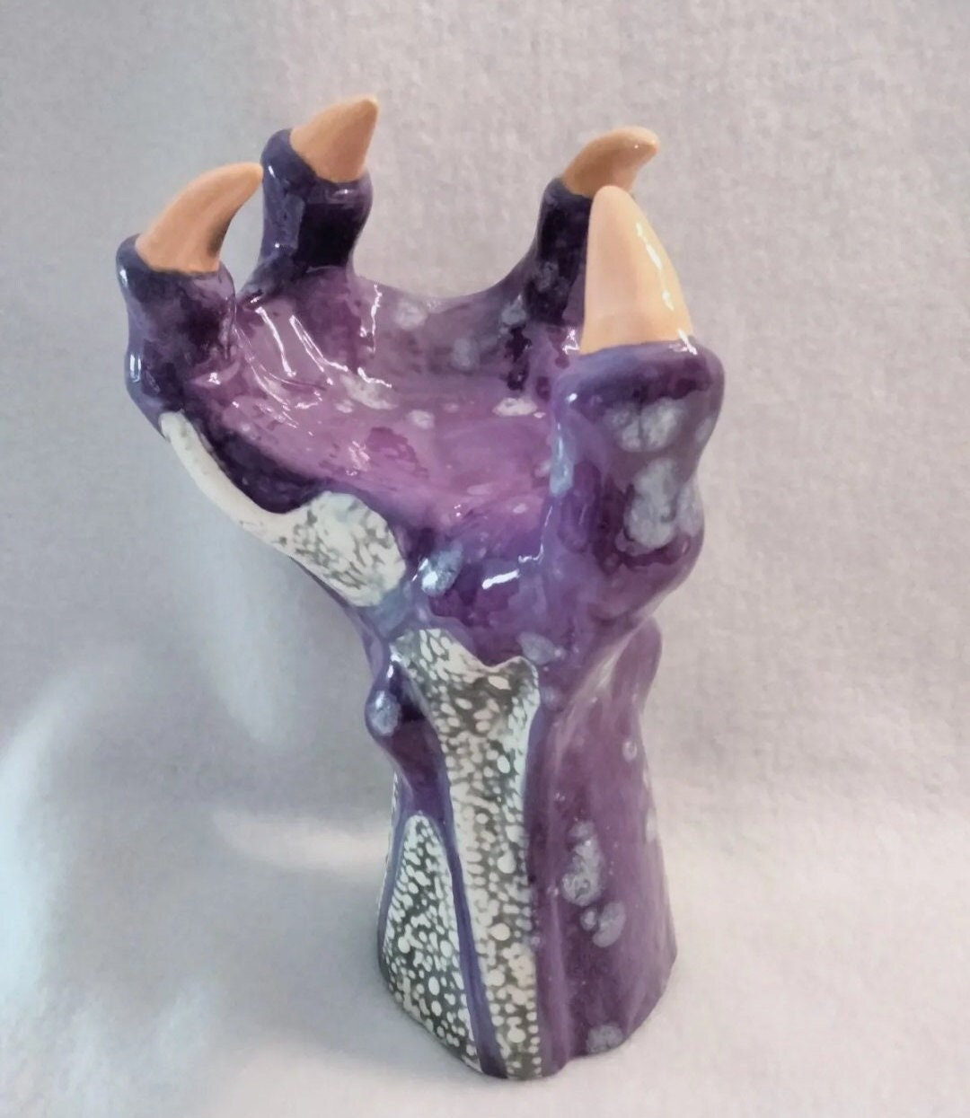 Monster Purple & Grey Claw - Ceramic1 - Etsy