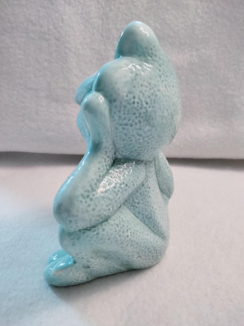 Frog - Baby Blue - Ceramic - Garden - Etsy