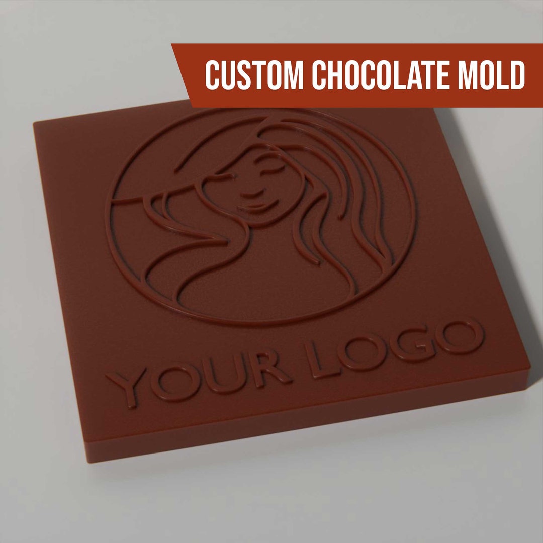Custom Silicone Cake Topper Mold With Logo or Text Personalized Candle ...