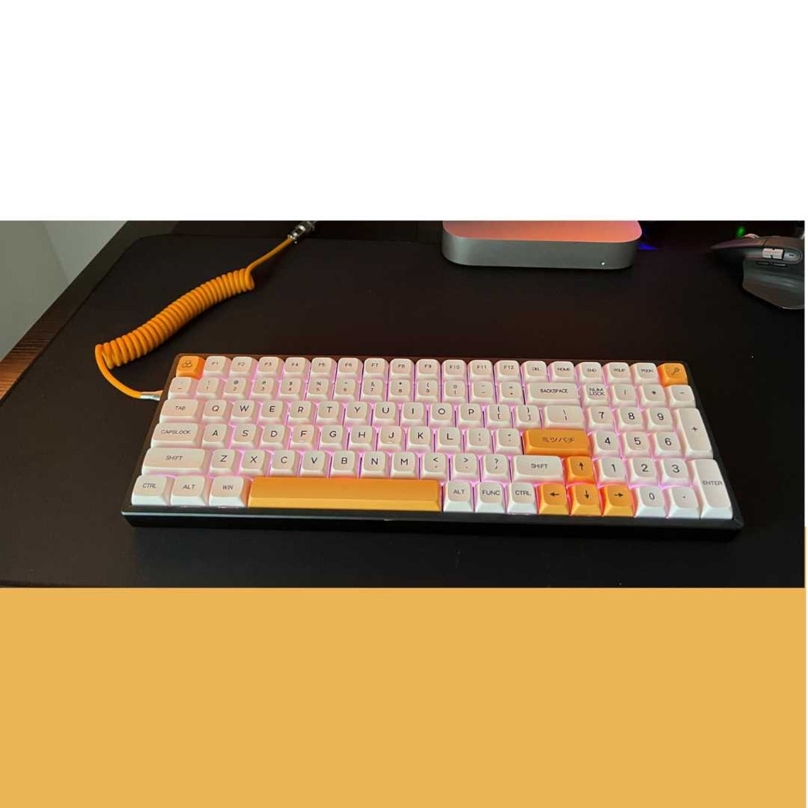 Low Profile Keycaps Honey Bee Keycaps XDA Keycap Set With 131 Keys MX ...