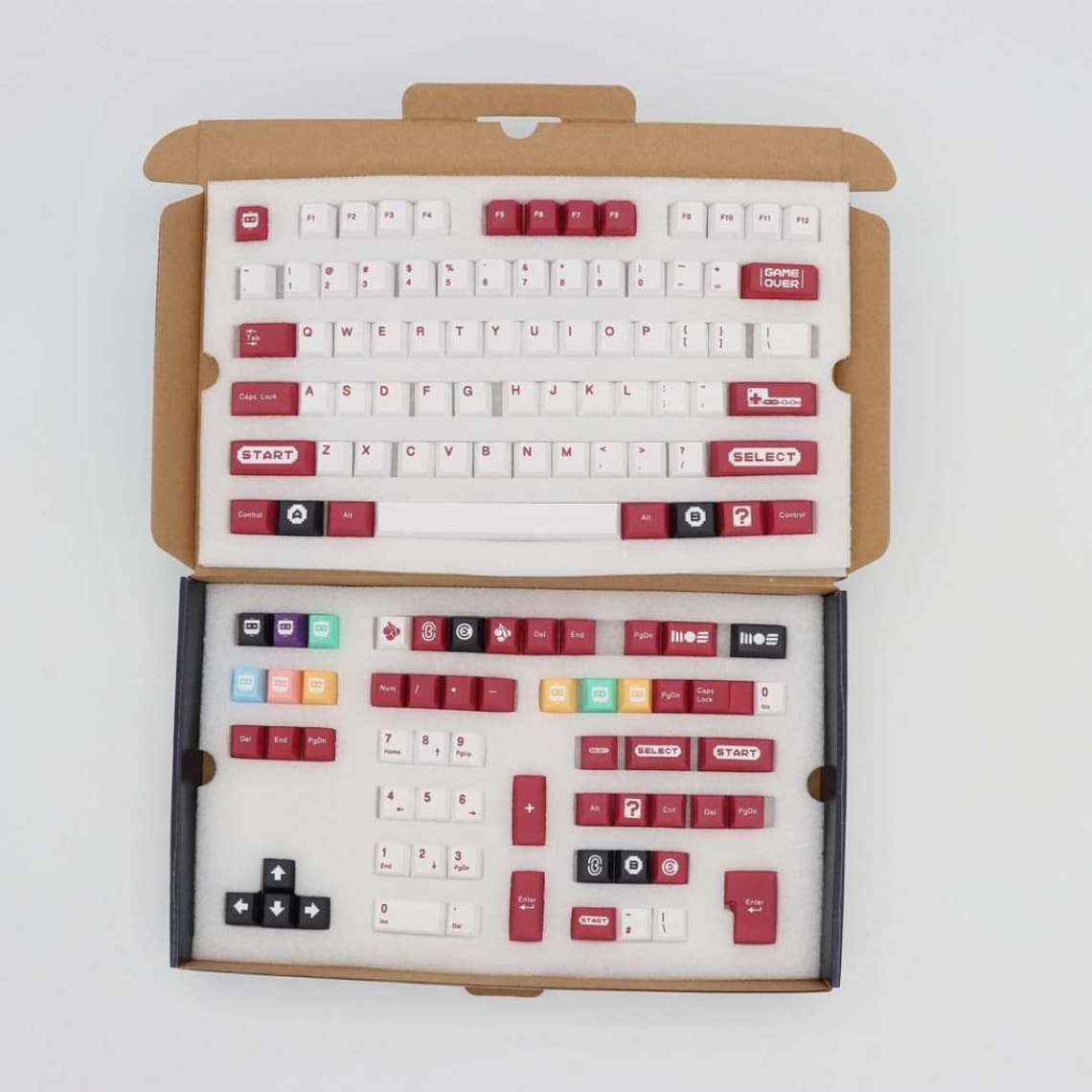 Low Profile Keycaps Retro Keycaps Cherry MX Keycap Set With 134 Keys MX ...