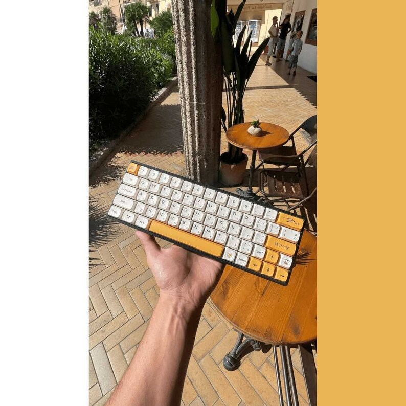 Low Profile Keycaps Honey Bee Keycaps XDA Keycap Set With 131 Keys MX ...
