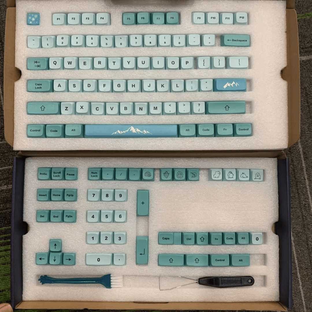 Low Profile Keycaps XDA Keycap Set With 120 Keys MX Compatible GMK ...