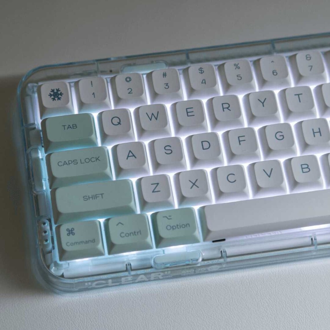 Low Profile Keycaps XDA Keycap Set White Keycaps With 130 Keys MX ...