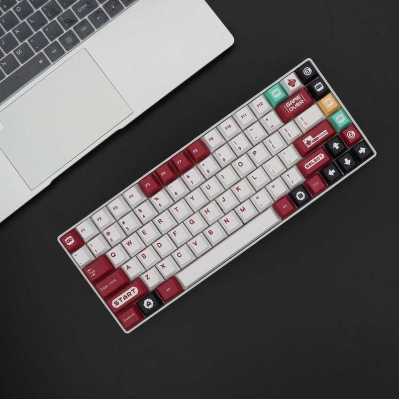 Low Profile Keycaps Retro Keycaps Cherry MX Keycap Set With 134 Keys MX ...