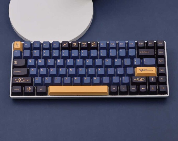 Low Profile Keycaps Red Samurai Keycaps Cherry MX Keycap Set mit 104 ...