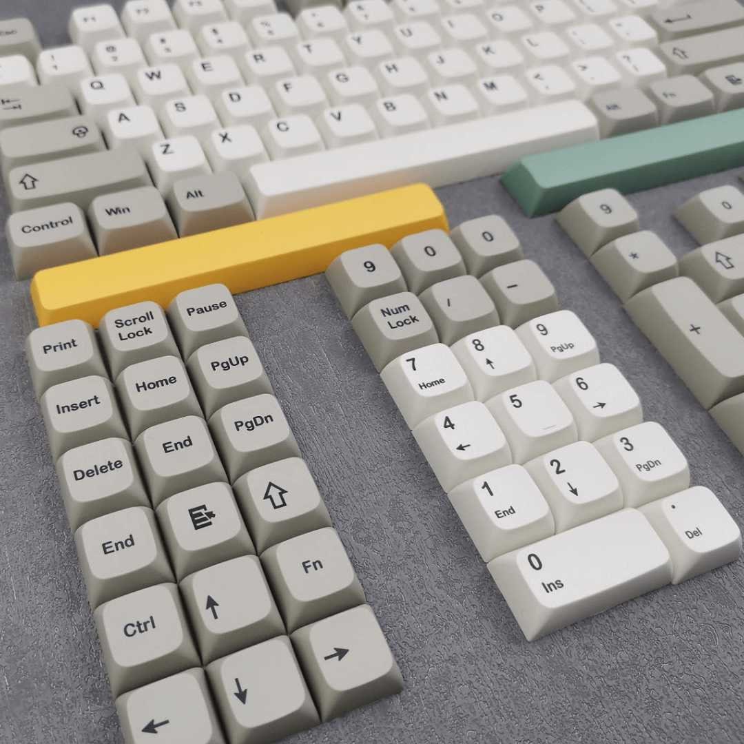 Low Profile Keycaps Retro Keycaps Cherry MX Keycap Set With 133 Keys MX ...