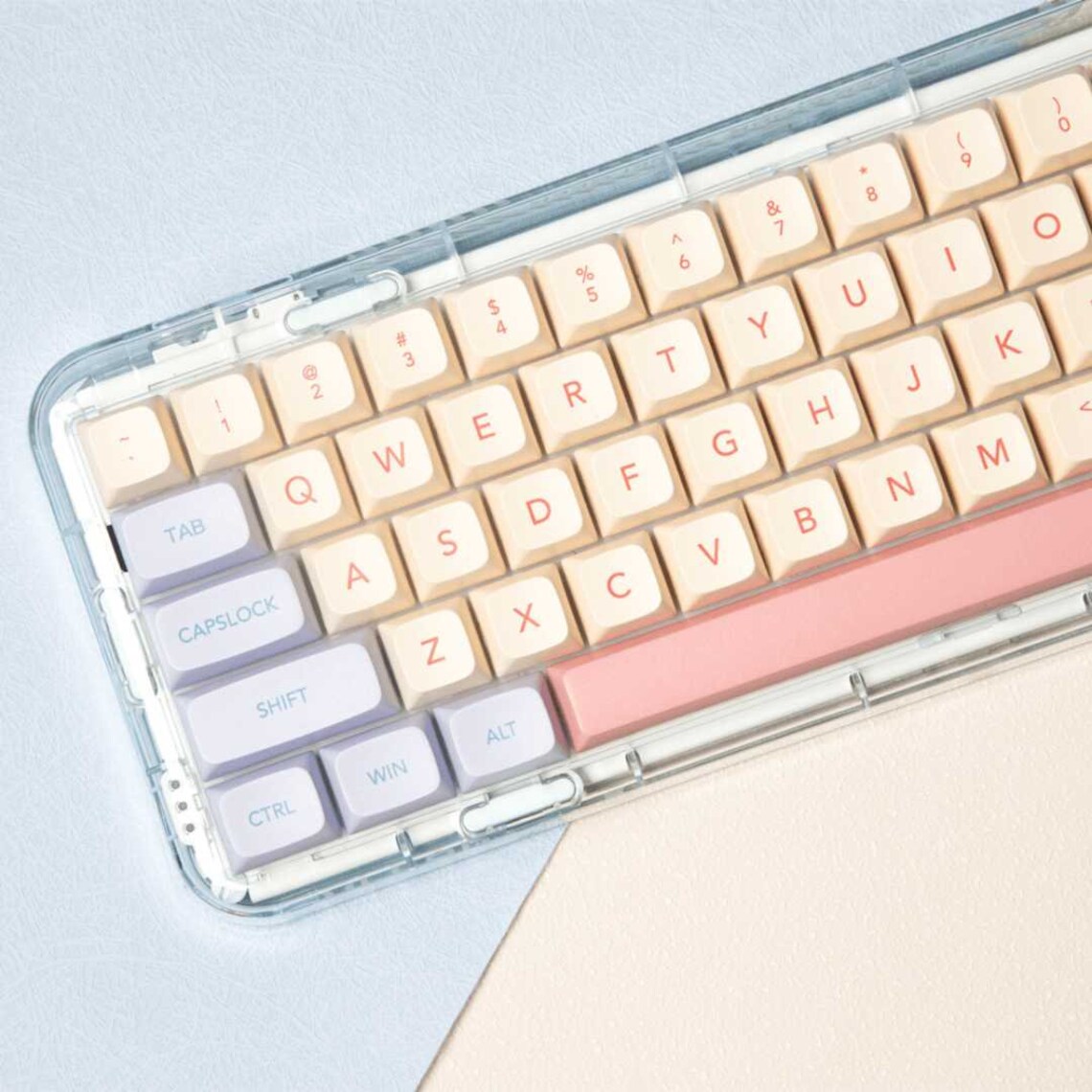 Low Profile Keycaps Marshmellow Keycaps XDA Keycap Set With 131 Keys MX ...