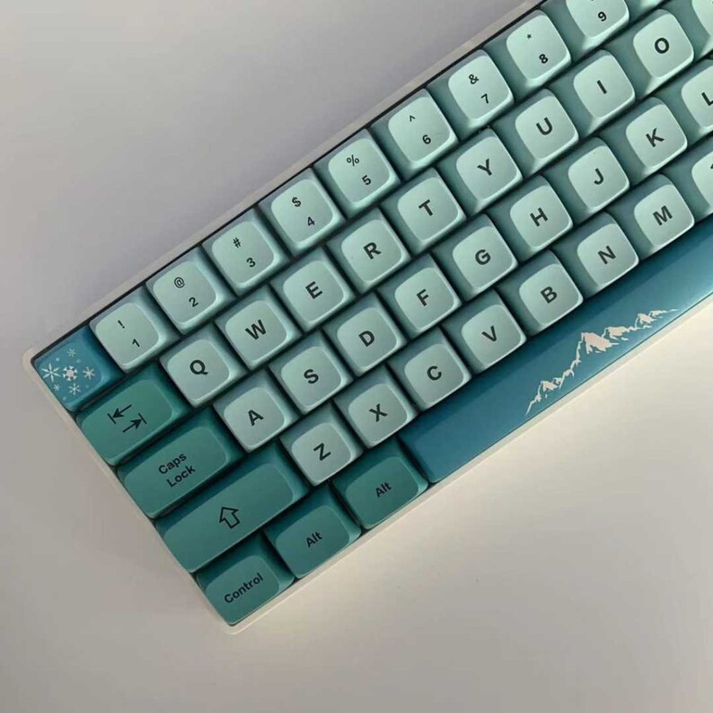 Low Profile Keycaps XDA Keycap Set With 120 Keys MX Compatible GMK ...