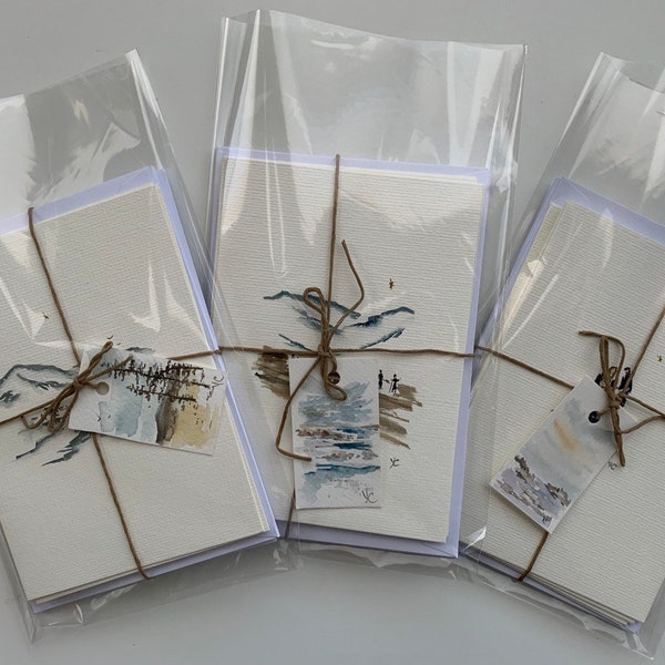 Hand Painted Watercolor Cards - Etsy