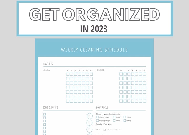 The Secret Slob: Whole House Cleaning Printable Package - Etsy