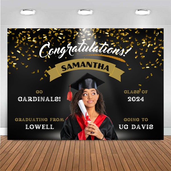 Graduation Backdrop - Etsy