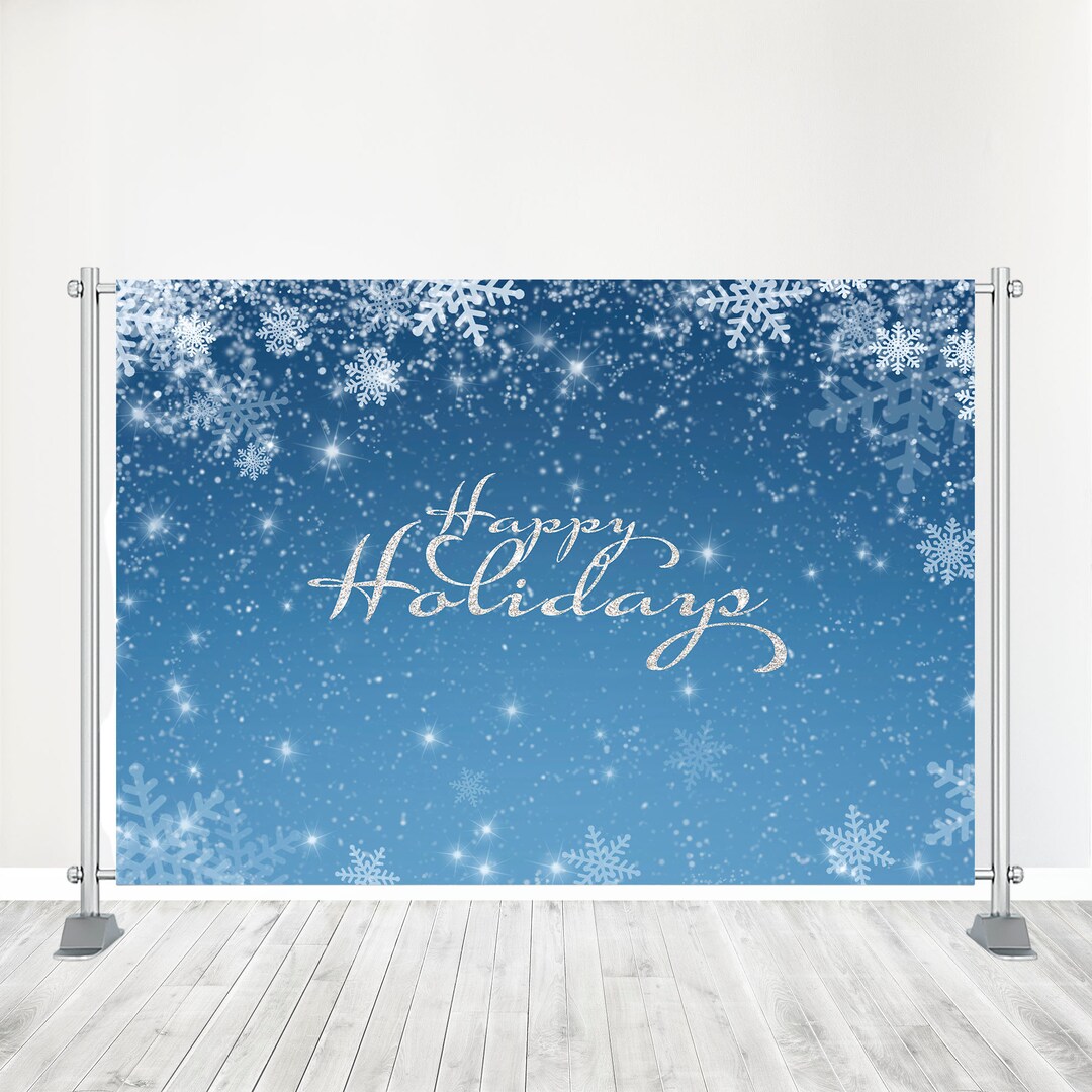 Customized Christmas Backdrop - Personalized Christmas Banner ...