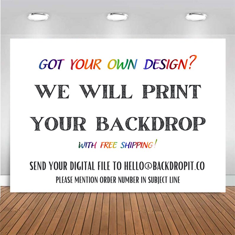 Fully Custom Backdrop Print My Backdrop Personalized - Etsy