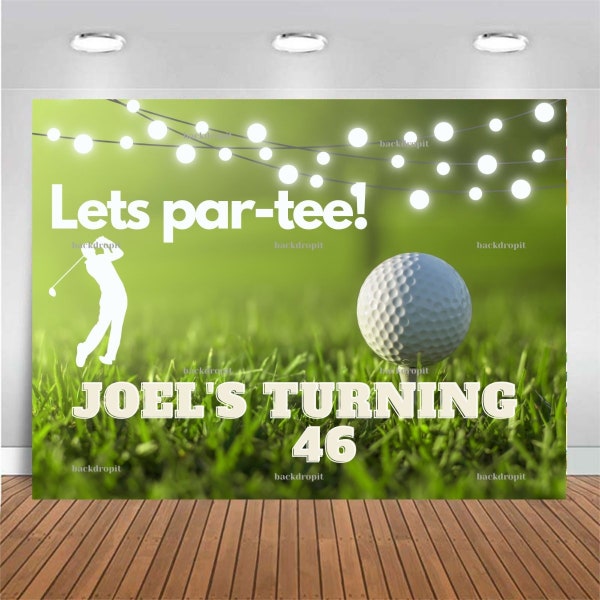 Golf Theme Photo Backdrop - Etsy