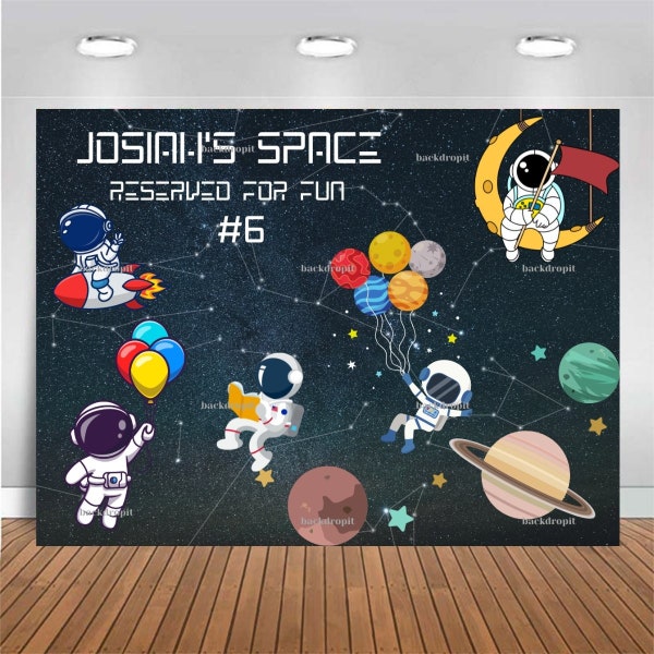 Space Theme Photography Backdrop - Etsy