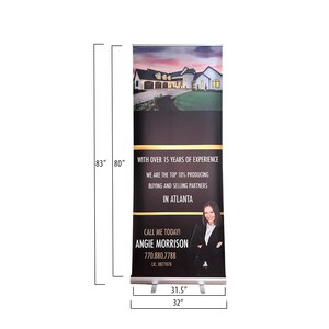 Custom Roll up Retractable Banner, Indoor and Outdoor Use for Branding ...