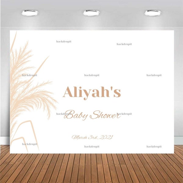 Custom Baby Shower Backdrop - Etsy