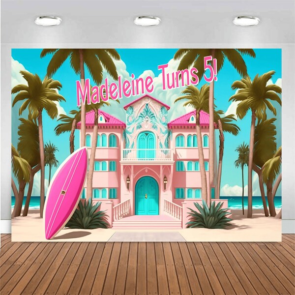 Barbie Backdrop - Etsy
