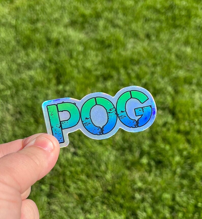POG Holographic Vinyl Sticker - Etsy