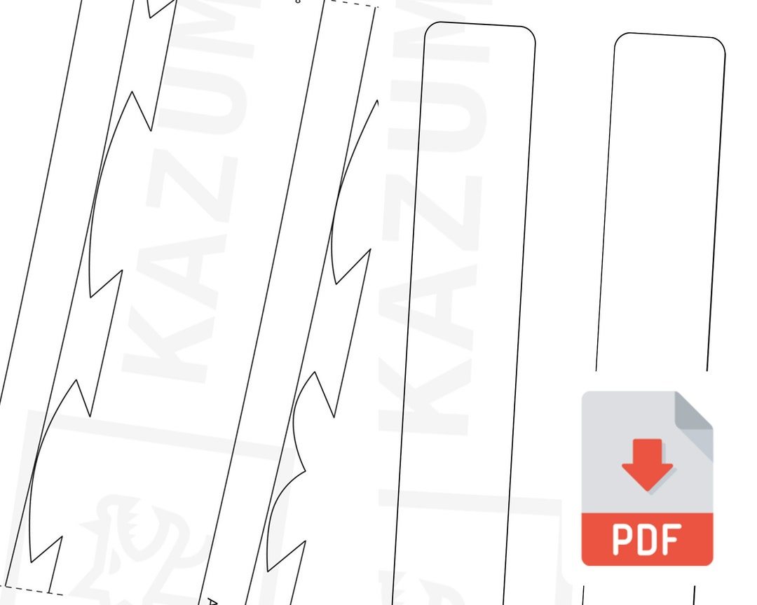 Cosplay Pattern Inosuke Katana // Digital Pattern Download // Blade ...