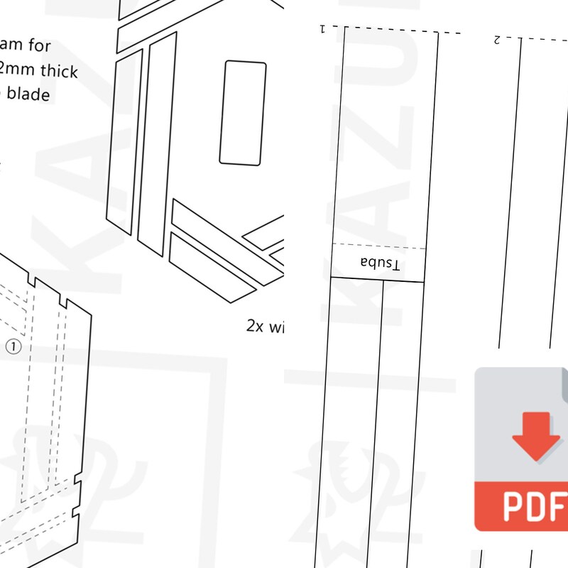 Katana Blueprint - Etsy