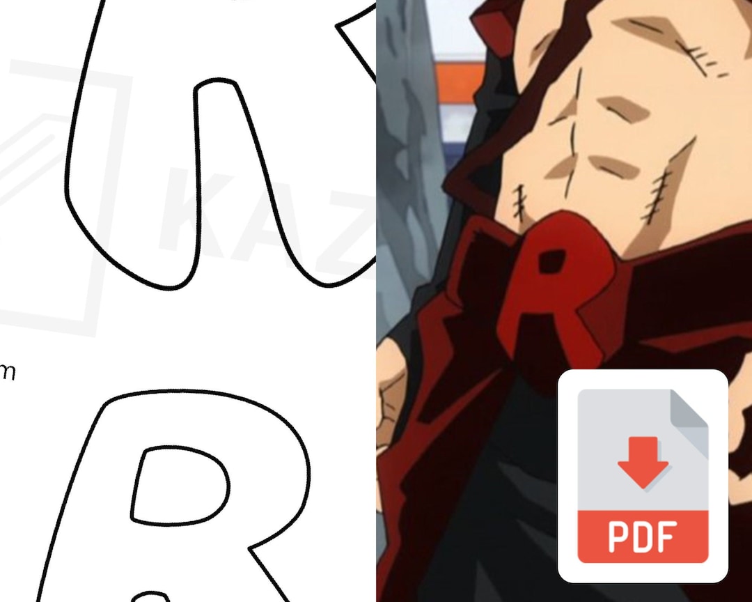 Kirishima Red Riot r Belt // Digital Pattern - Etsy
