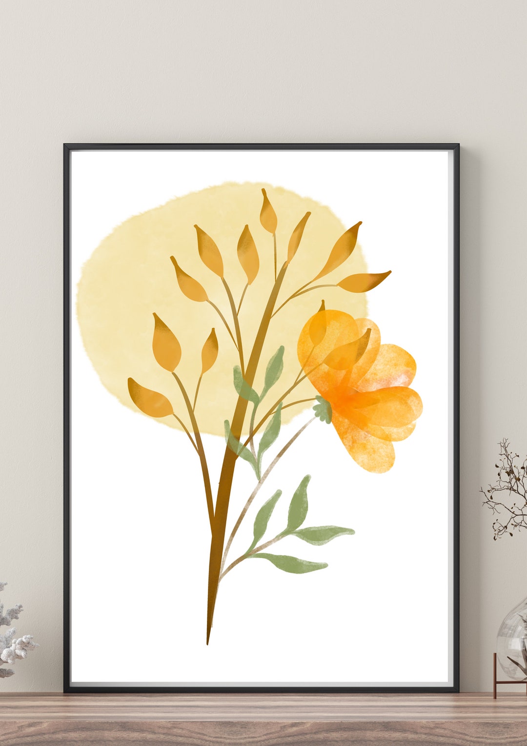 Desert Floral Printable - Etsy